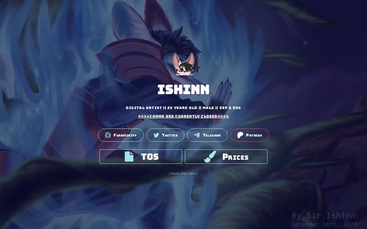 Ishinn TOS & Prices